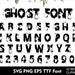 Halloween Ghost Font Halloween Ghost Letters Halloween Ghost Alphabet ...