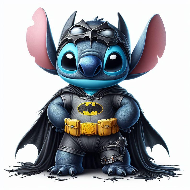 Super Hero Stitch 10 PNG Design High Resolution Transparent Background ...