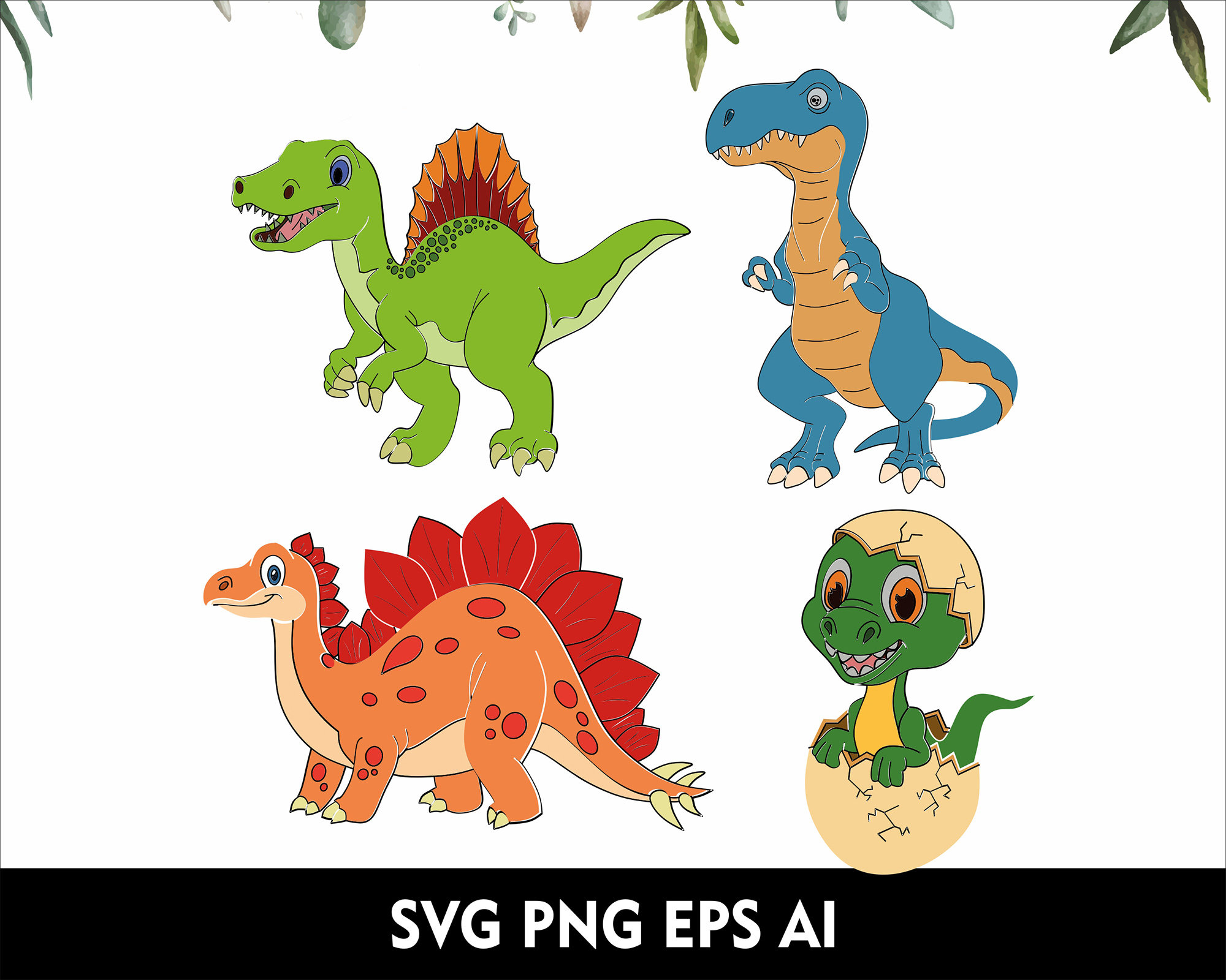 Dinosaurs Svg Dinosaur Svg Dinosaur Cut Files Dinosaurs Cake - Etsy