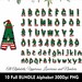 Christmas Doodle Letters 10 Sets BUNDLE Christmas Alphabet Merry ...