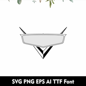 Cartoon Cars Font Cars Alphabet Letters Svg Png Eps TTF Font for Cricut ...