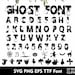 Halloween Ghost Font Halloween Ghost Letters Halloween Ghost Alphabet ...