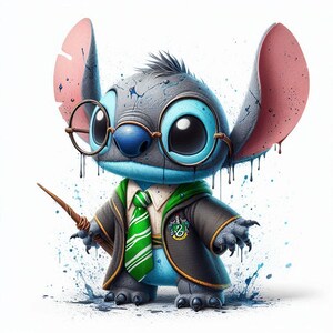 Slytherin Stitch 5 PNG Design High Resolution Transparent Background ...