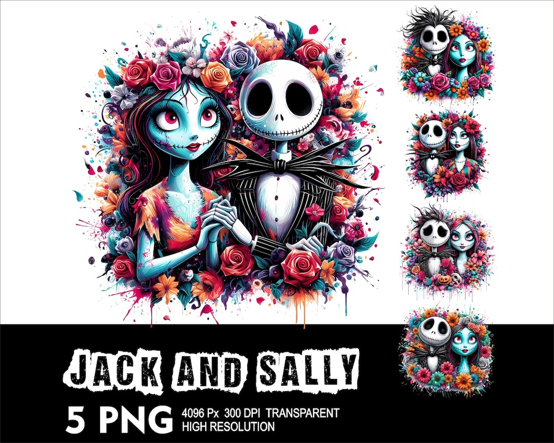 Flowers Jack and Sally 5 PNG Design High Resolution Transparent ...