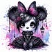 Gothic Minnie 5 PNG Design High Resolution Transparent Background ...
