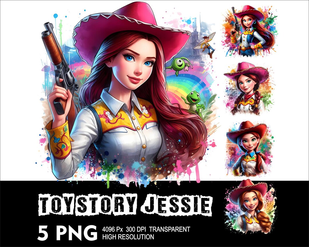 Toy Story Jessie 5 PNG Design High Resolution Transparent Background ...