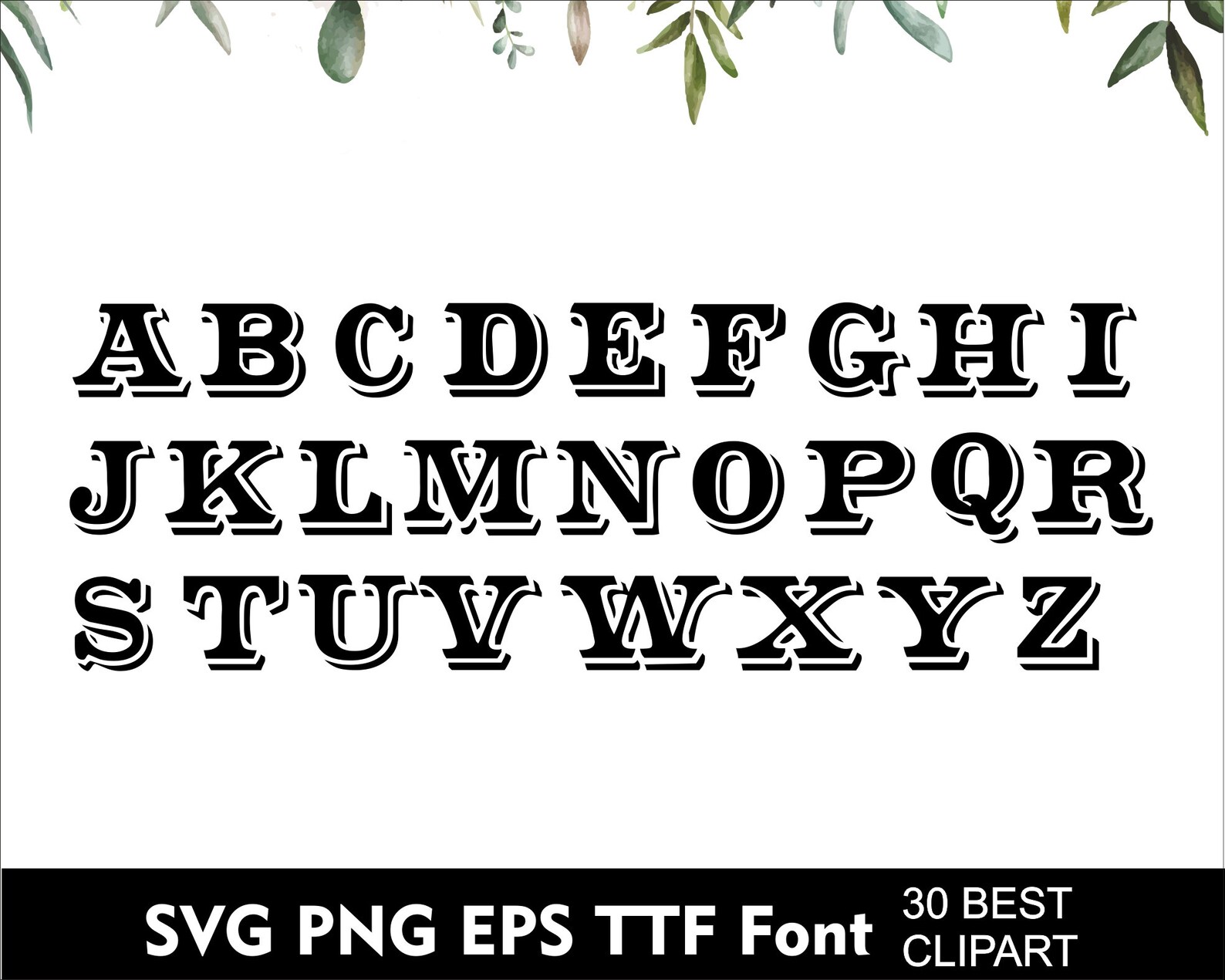 Western Sheriff Font Svg Sheriff Alphabet for Cricut Svg Png Eps 30 ...