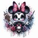 Gothic Minnie 5 PNG Design High Resolution Transparent Background ...