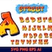 Street Graffiti Font SVG Street Graffiti Alphabet Graffiti Letters for ...