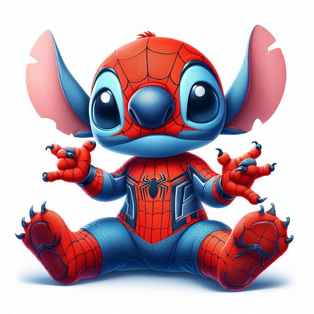 Super Hero Stitch 10 PNG Design High Resolution Transparent Background ...