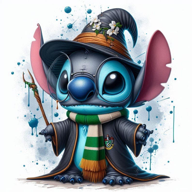 Slytherin Stitch 5 PNG Design High Resolution Transparent Background ...