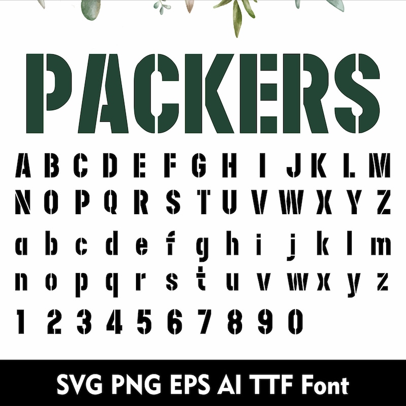 Green Bay Packers Svg - Etsy