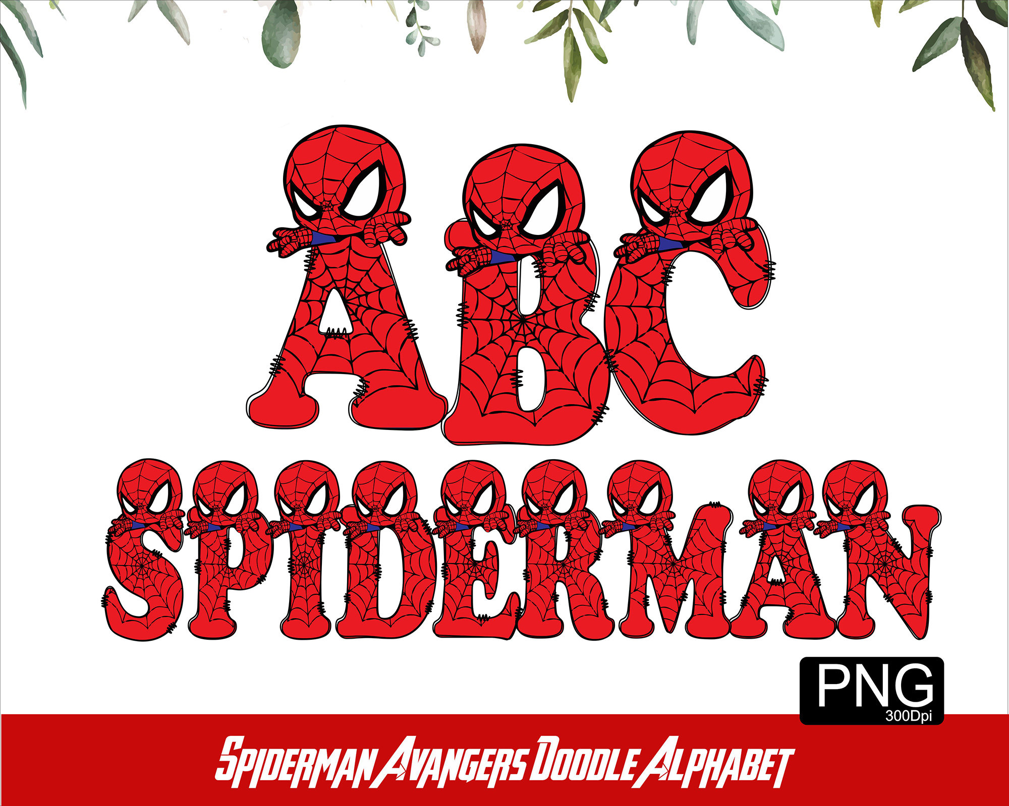 Super Hero Alphabet PNG Avanger Font Super Hero Letter Hero - Etsy UK