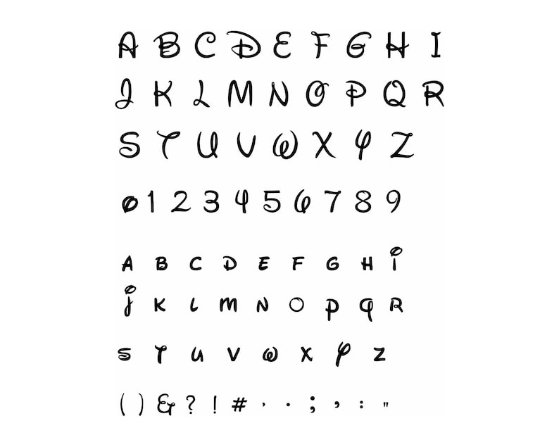 Princess Alphabet Letters Font 17 Set Girl Princess Doodle Font Frozen ...