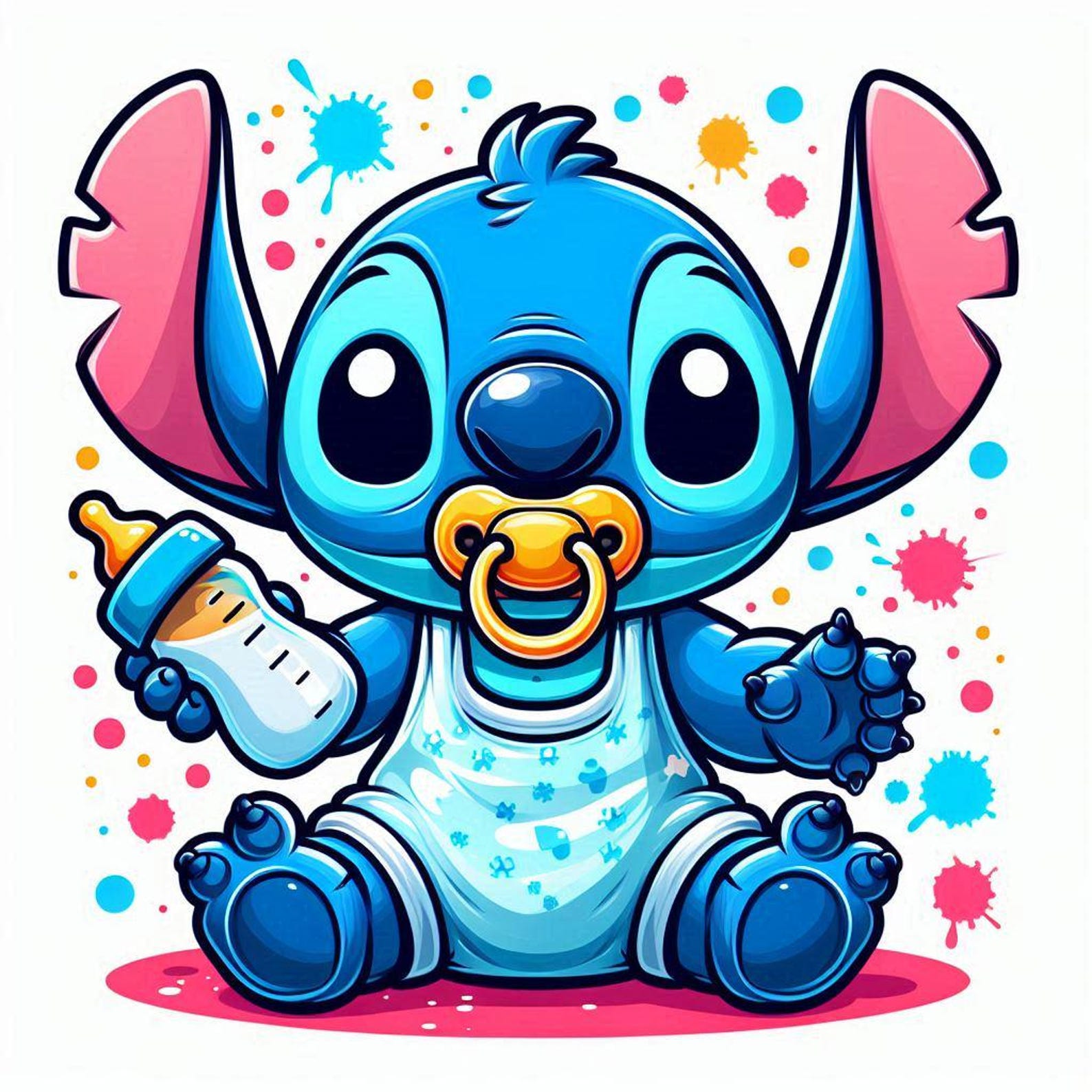 Baby Stitch 5 PNG Design High Resolution Transparent Background Design ...
