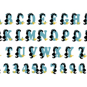 Princess Font 4 Set Princess Doodle Alphabet Frozen SVG, Belle Svg ...