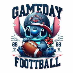 Game Day Football Stitch 5 PNG Design High Resolution Transparent ...
