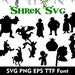 Cartoon Shrek Font Clipart Shrek Font TTF SVG Clipart for Cricut Shrek ...