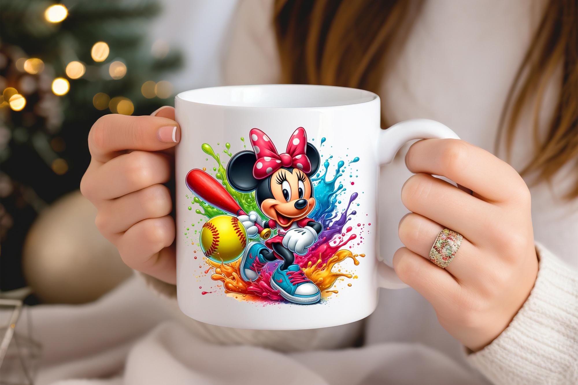 5 PNG Softball Mouse Girl Splash and Watercolor Transparent PNG File ...