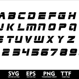 Racing Font Speed Racing Alphabet SVG Cricut Silhouette Font Sport Race ...