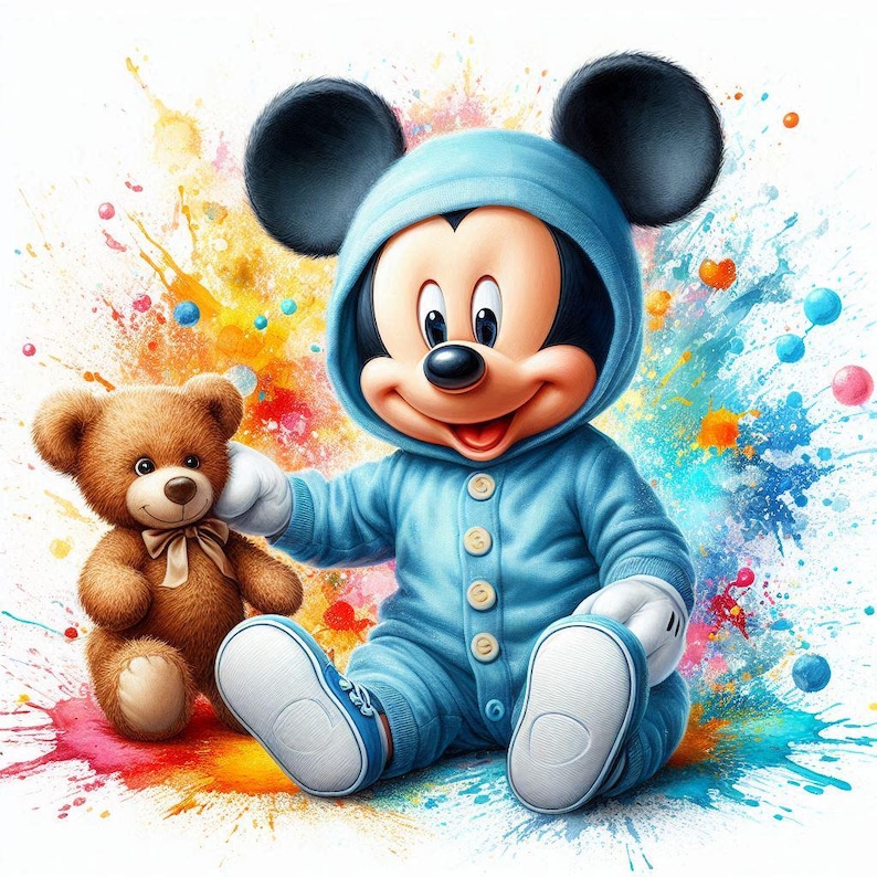 Baby Mickey 5 PNG Design High Resolution Transparent Background Design ...