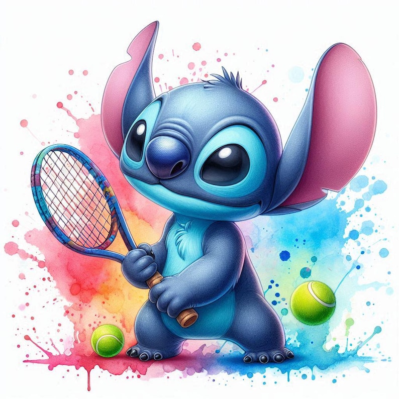 Tennis Stitch 5 PNG Design High Resolution Transparent Background ...