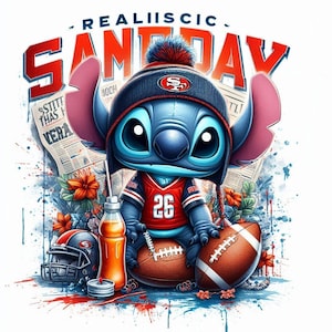 Game Day Football Stitch 5 PNG Design High Resolution Transparent ...