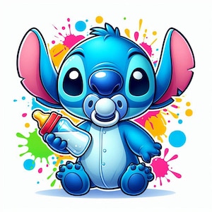 Baby Stitch 5 PNG Design High Resolution Transparent Background Design ...