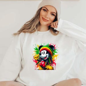 Rastafari Mickey 5 PNG Design High Resolution Transparent Background ...