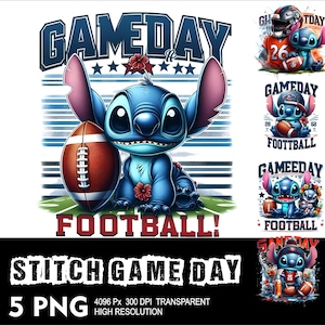 Game Day Football Stitch 5 PNG Design High Resolution Transparent ...