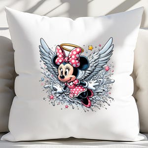 5 PNG Angel Mouse Girl Splash and Watercolor Transparent PNG File for ...