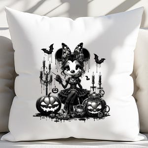 Halloween Gothic Minnie 5 PNG Design High Resolution Transparent ...