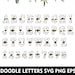 Halloween Mummy Font Halloween Doodle Letters Halloween Mummy Alphabet ...