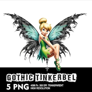 Gothic Fairy PNG Dark Tinker Images 5 PNG Design High Resolution ...