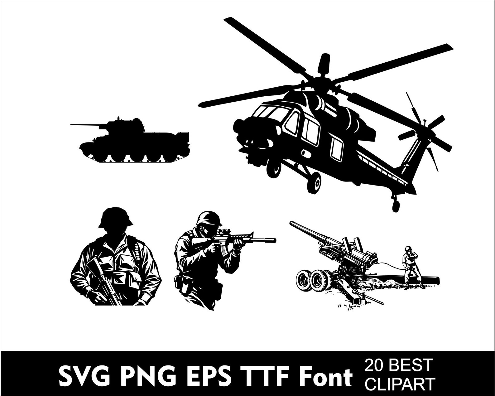 Veteran Font SVG Army Alphabet Svg Distressed Army Font for Cricut Svg ...