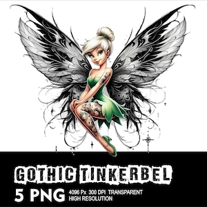 Gothic Fairy PNG Dark Tinker Images 5 PNG Design High Resolution ...