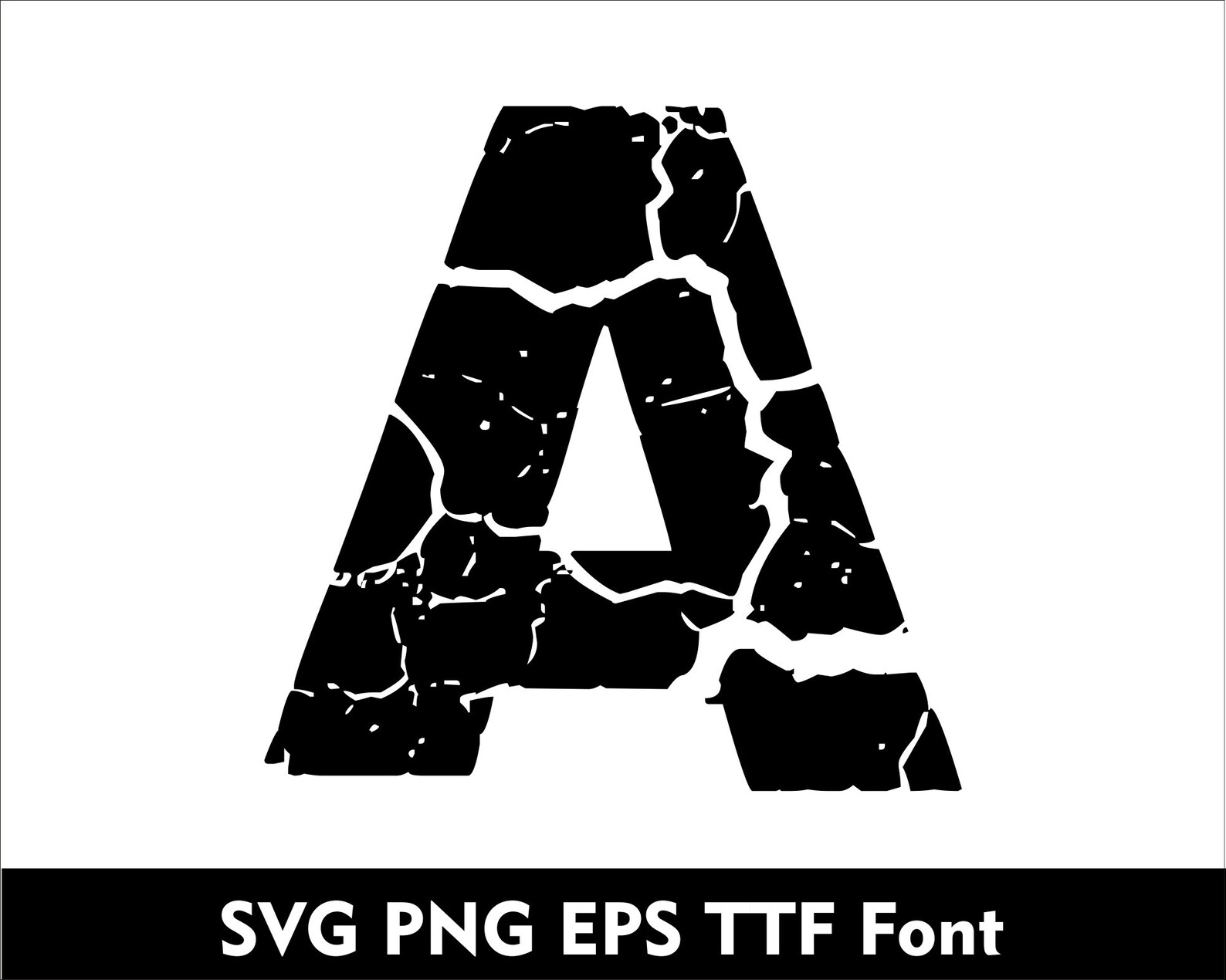 Thunder Font SVG Alphabet Svg Thunder Font for Cricut Svg Png Eps TTF ...