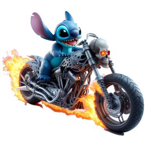Ghost Drivers Stitch 5 PNG Design High Resolution Transparent ...