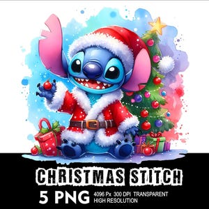 Chirstmas Stitch 5 PNG Design High Resolution Transparent Background ...