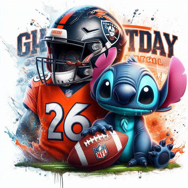 Game Day Football Stitch 5 PNG Design High Resolution Transparent ...