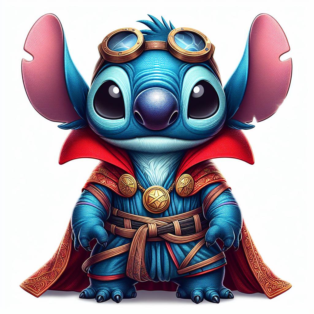 Super Hero Stitch 10 PNG Design High Resolution Transparent Background ...