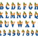 Donald Doodle Alphabet Duck Letters Alphabet Donald Pluto Daisy Goofy ...