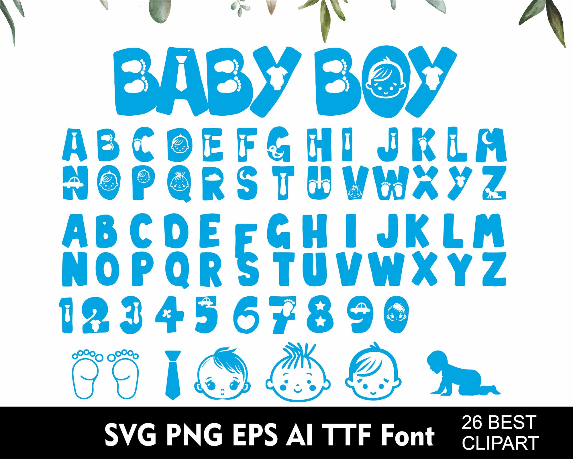 Best Baby Book Letter Font