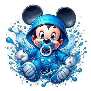 Baby Mickey 5 PNG Design High Resolution Transparent Background Design ...