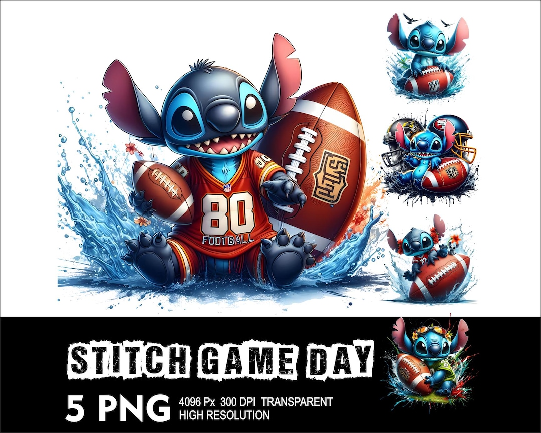 Game Day Football Stitch 5 PNG Design High Resolution Transparent ...