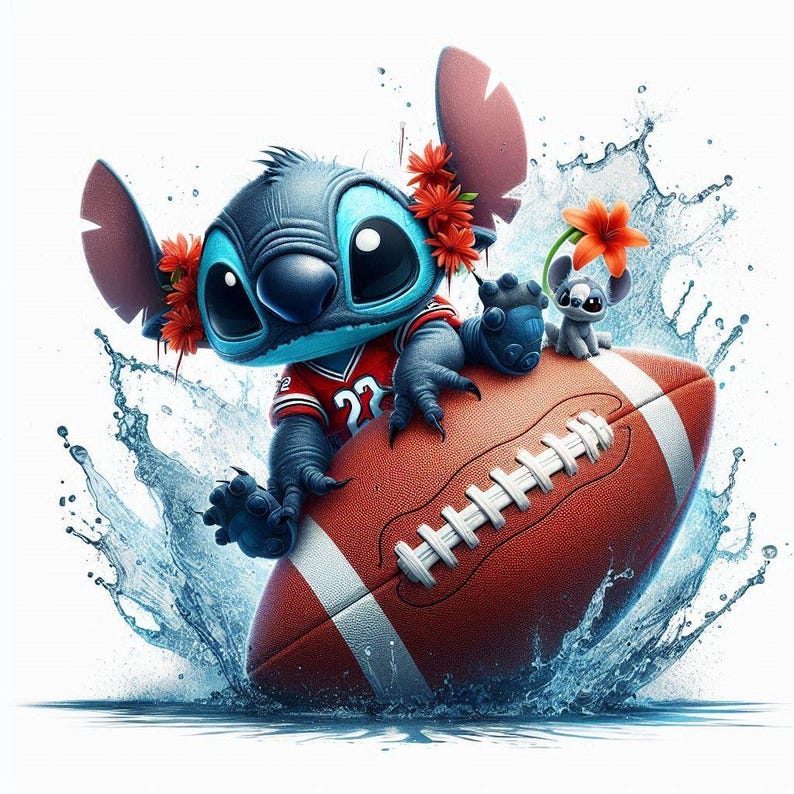 Game Day Football Stitch 5 PNG Design High Resolution Transparent ...
