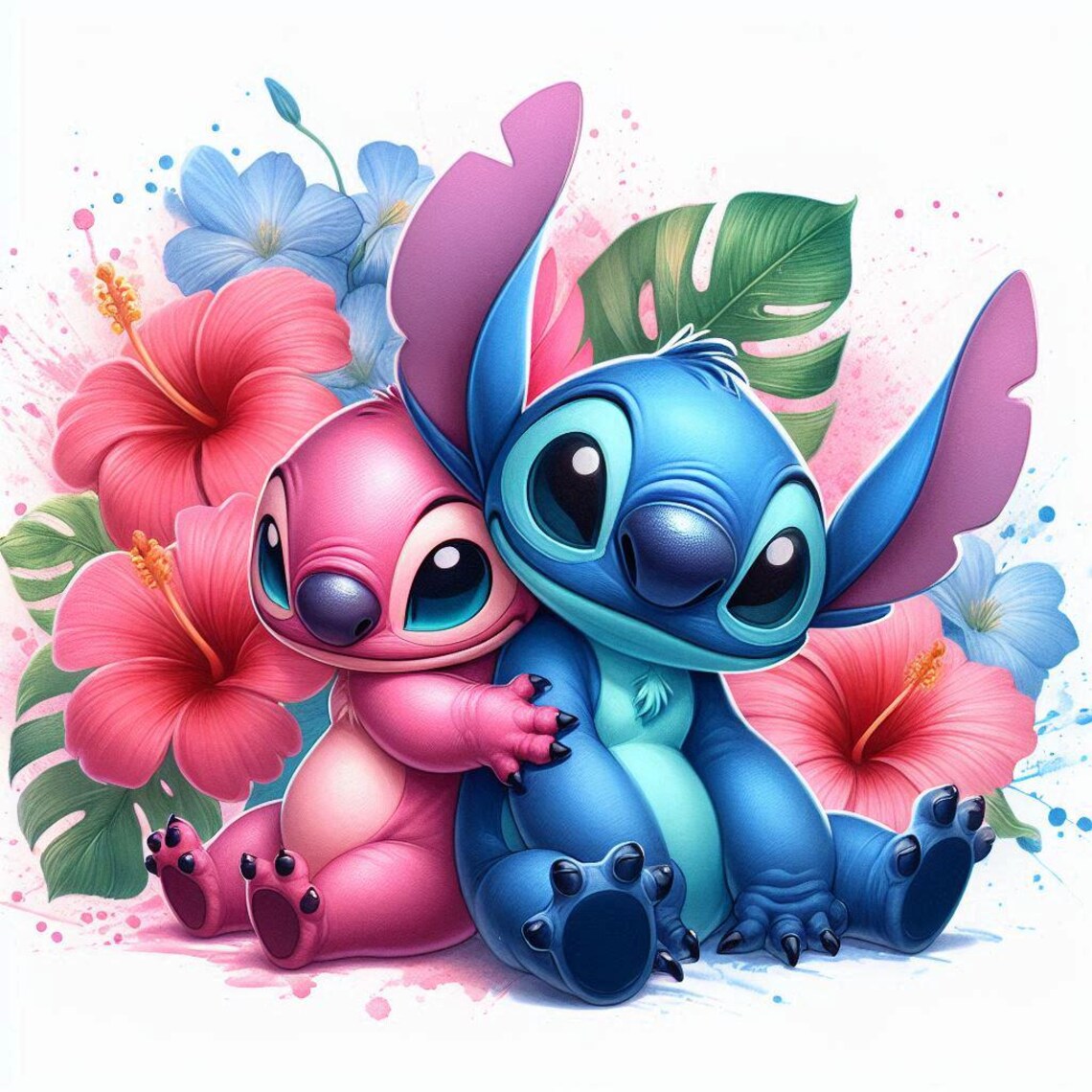 Loves Stitch 5 PNG Design High Resolution Transparent Background Design ...