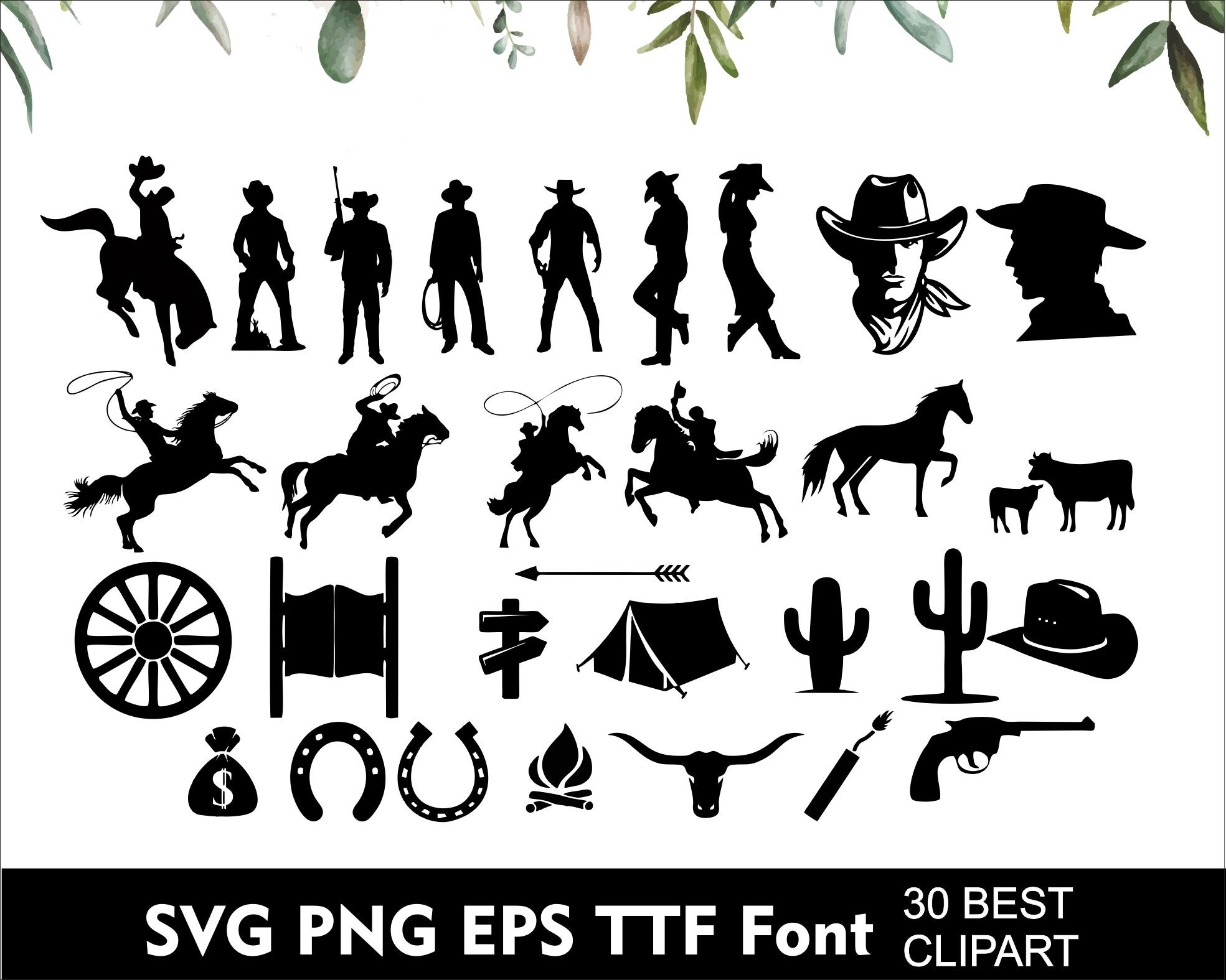Western Sheriff Font Svg Sheriff Alphabet for Cricut Svg Png Eps 30 ...