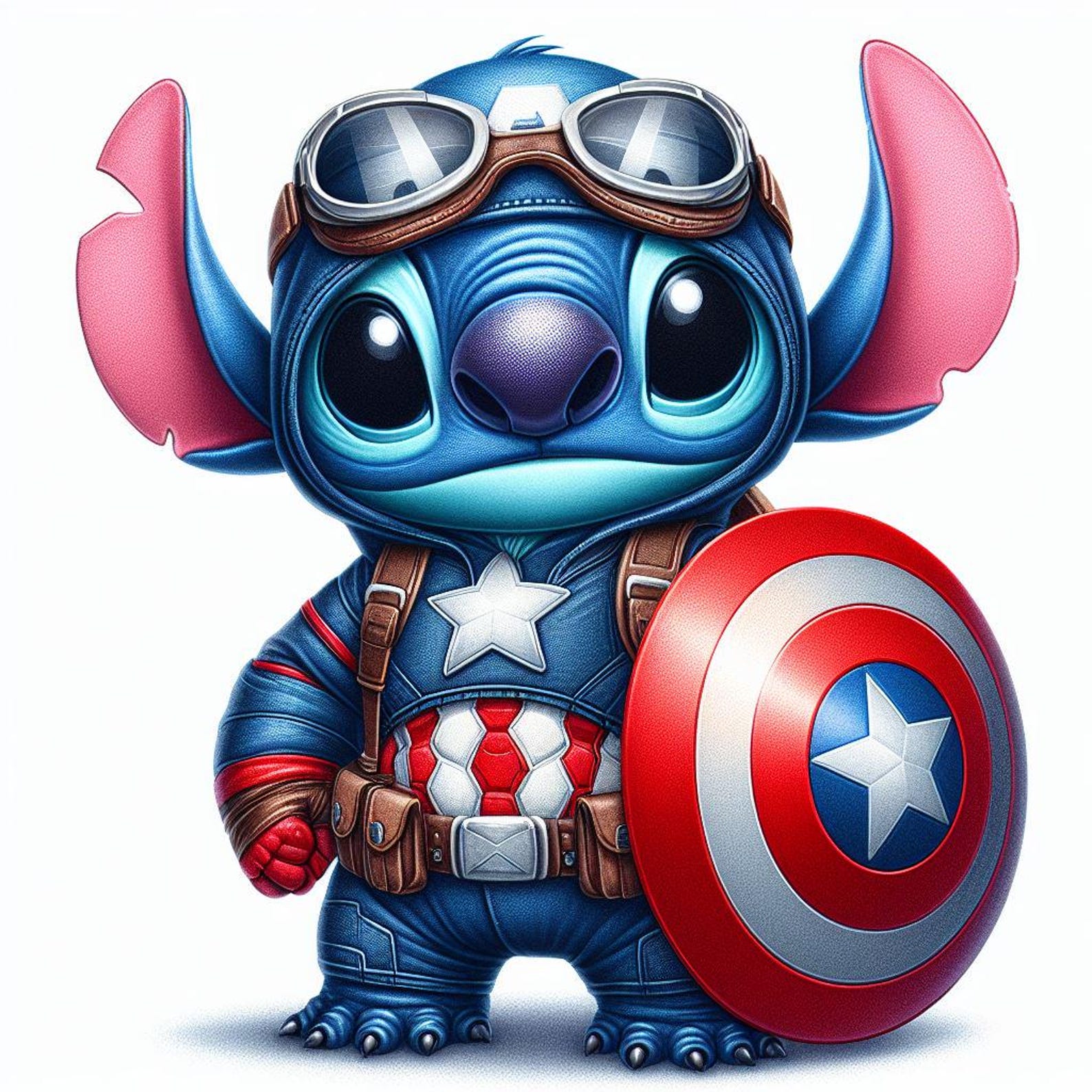 Super Hero Stitch 10 PNG Design High Resolution Transparent Background ...