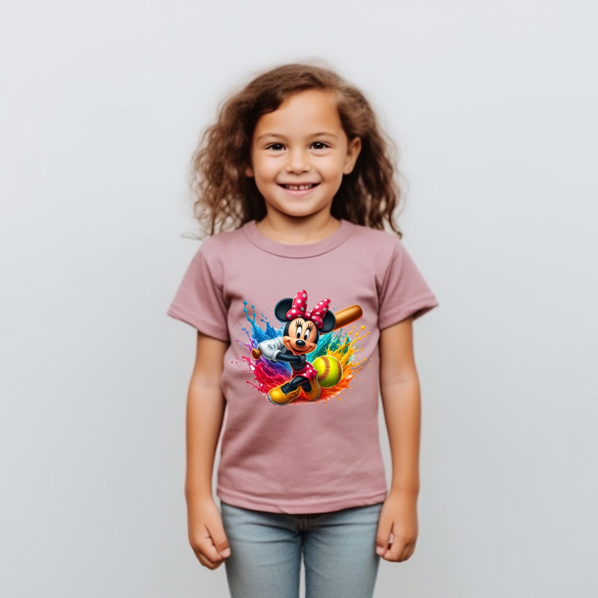 5 PNG Softball Mouse Girl Splash and Watercolor Transparent PNG File ...